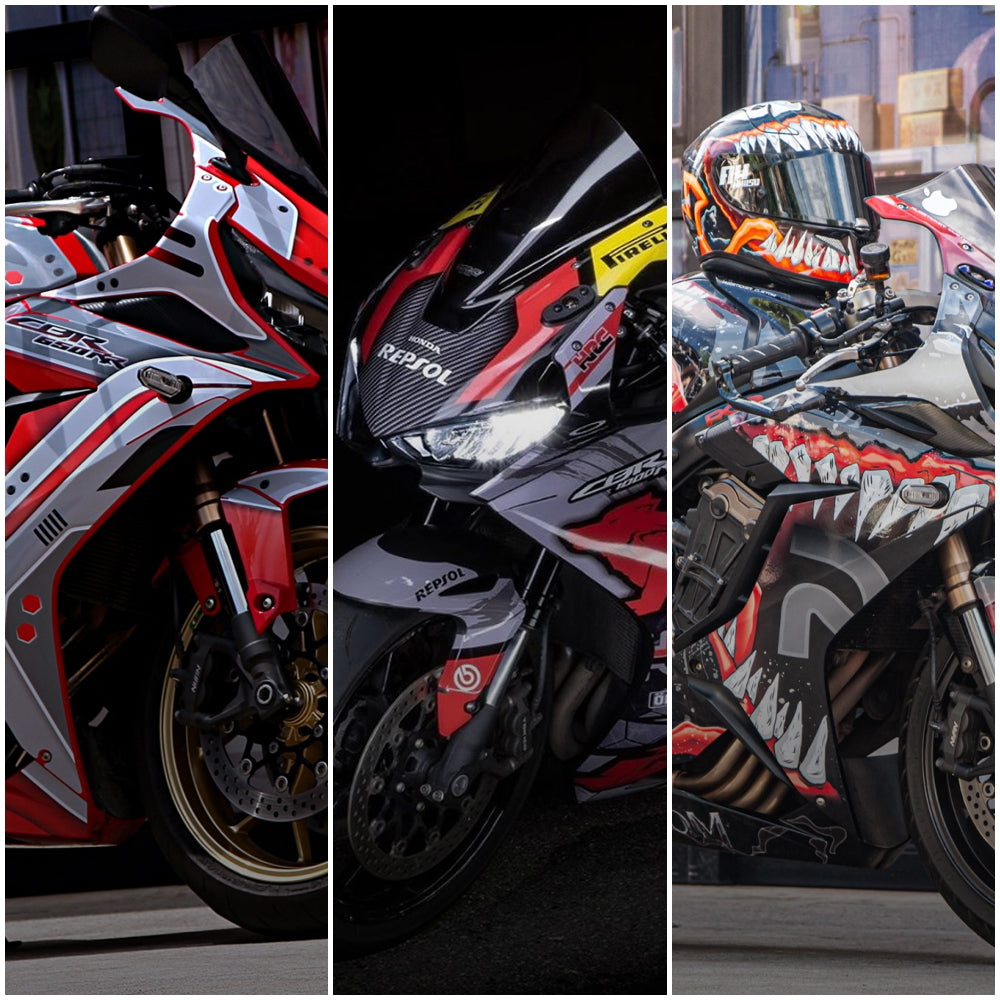 High-quality stickers for Honda motorcycles. Customize your ride now!