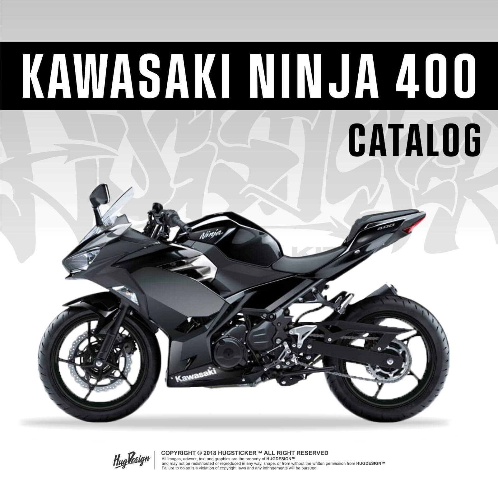Kawasaki Ninja 400 Sticker Kits | HugCustom