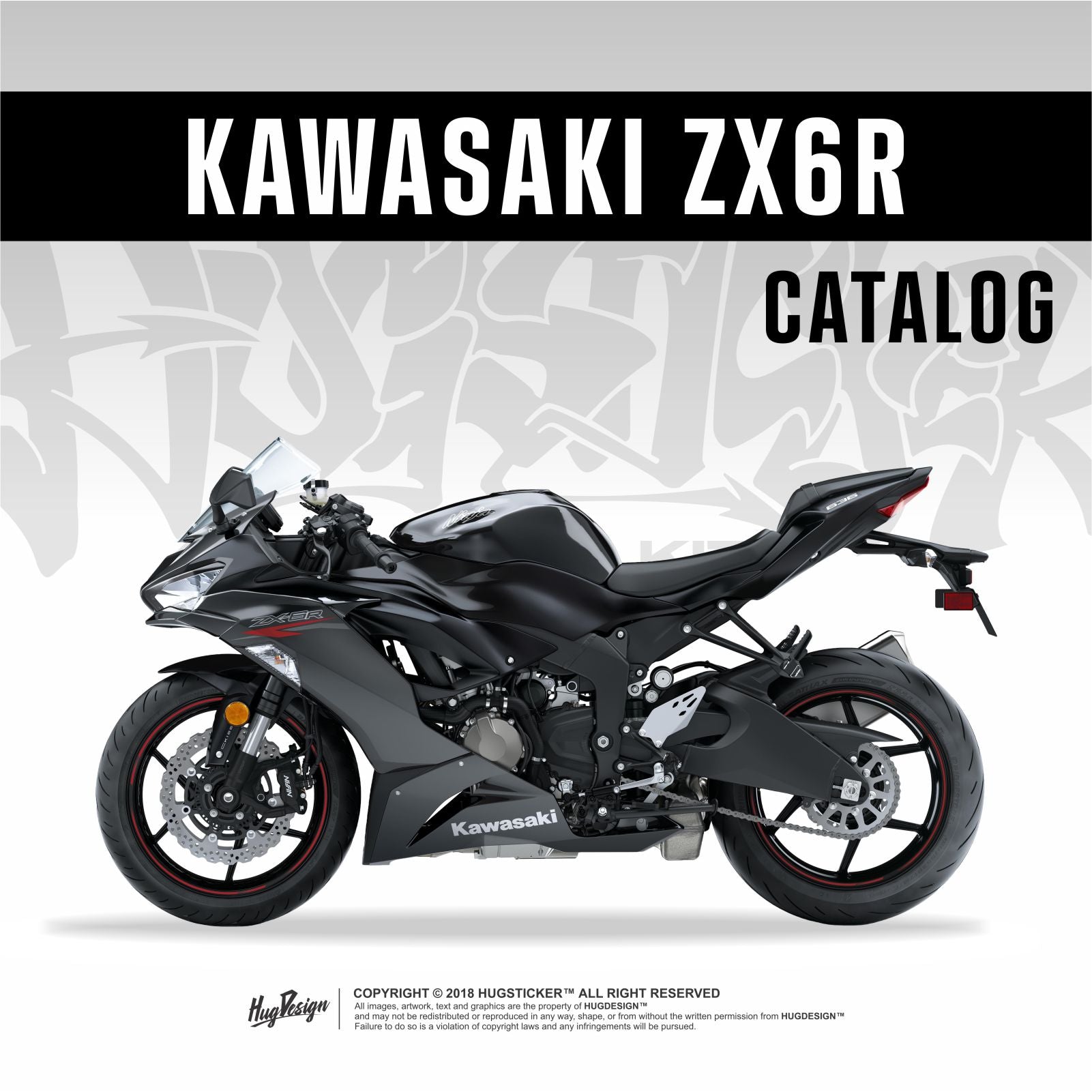Kawasaki ZX6R Sticker Kits | HugCustom