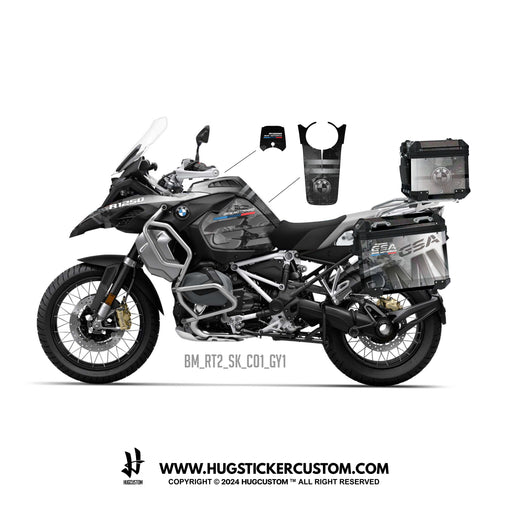 Premium sticker kits for BMW GS/GSA motorcycles.