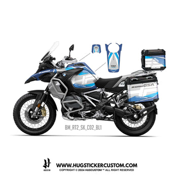Premium sticker kits for BMW GS/GSA motorcycles.