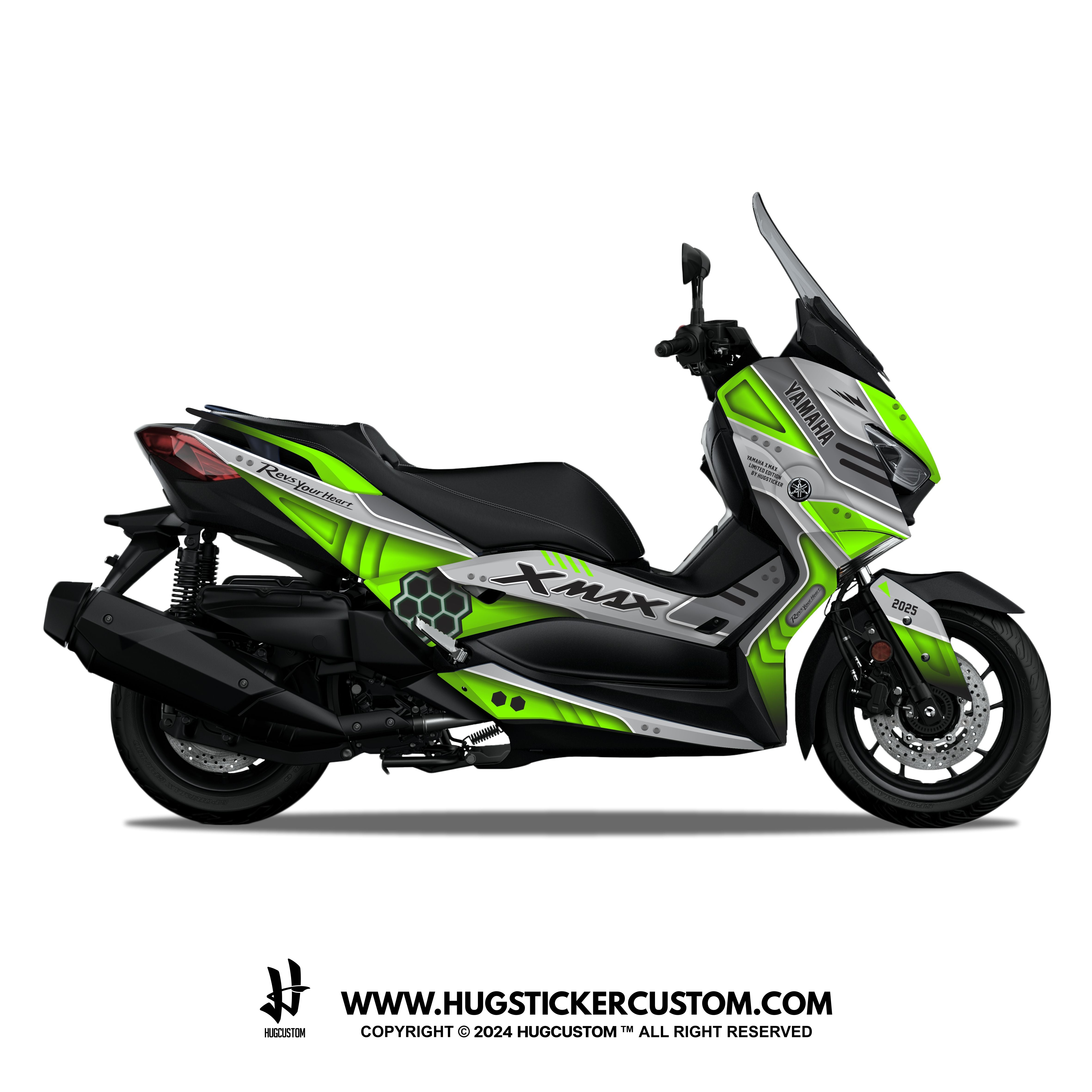Yamaha XMAX 300 (2017-2022) Sticker - 'Sci-fi' Design